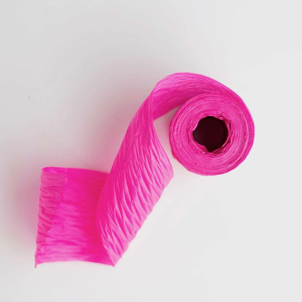 Eco-friendly Paper Ribbon in Bright Pink - Recyclable and Non-Toxic ...